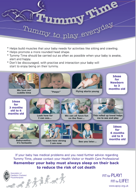 Tummy time – bumps to bairns